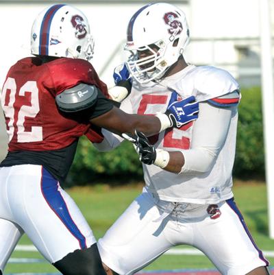 S.C. State offensive lineman developing skills as Bulldog rather than ...