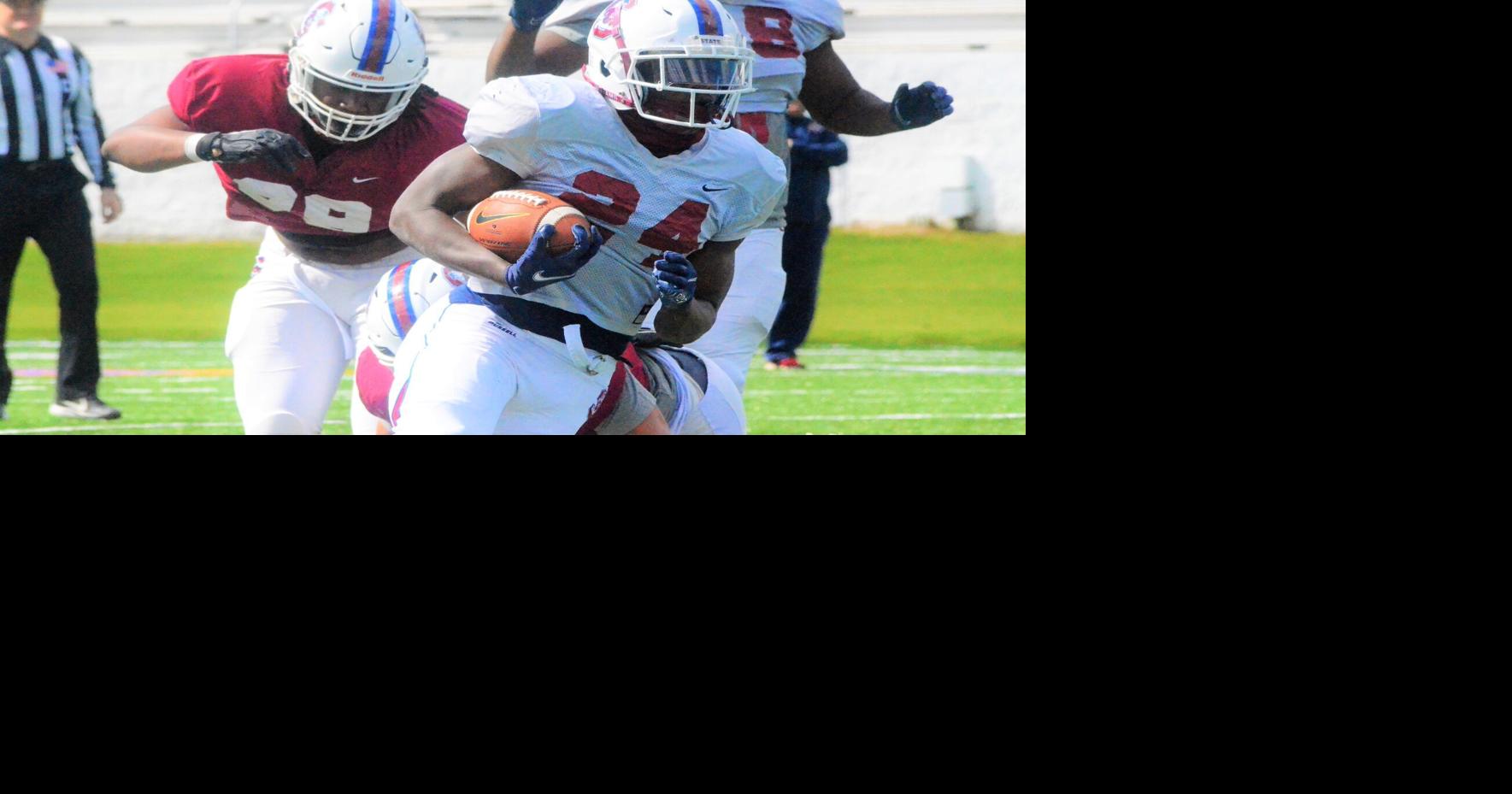 SCSU FOOTBALL: Bulldog scrimmage gets mixed review