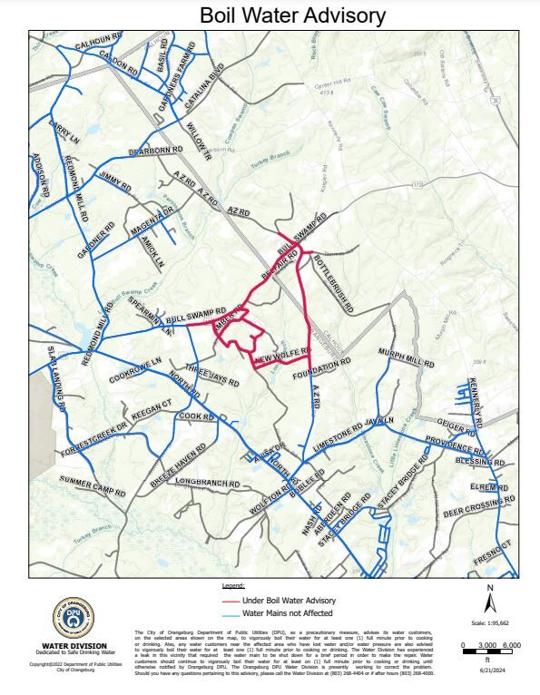Bull Swamp Rural Water issues boil water advisory