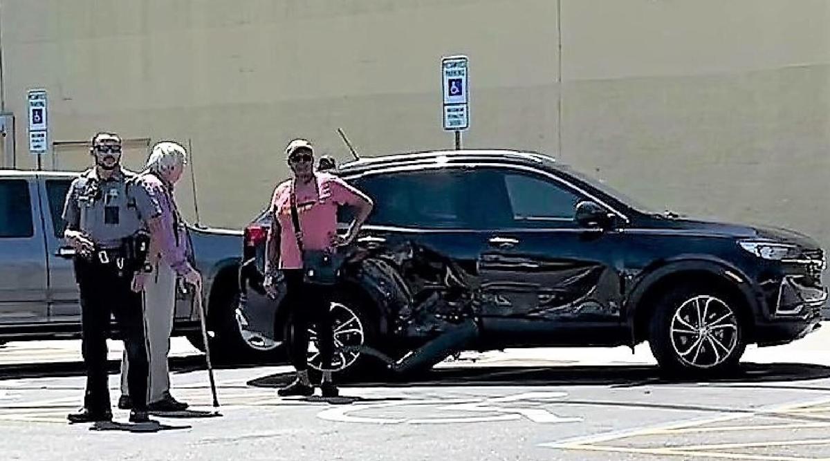 Crash causes big damage at Orangeburg Walmart; witness: ‘Tires were ...
