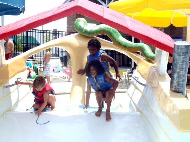 Sports, games and fun rule at Aquatic Center