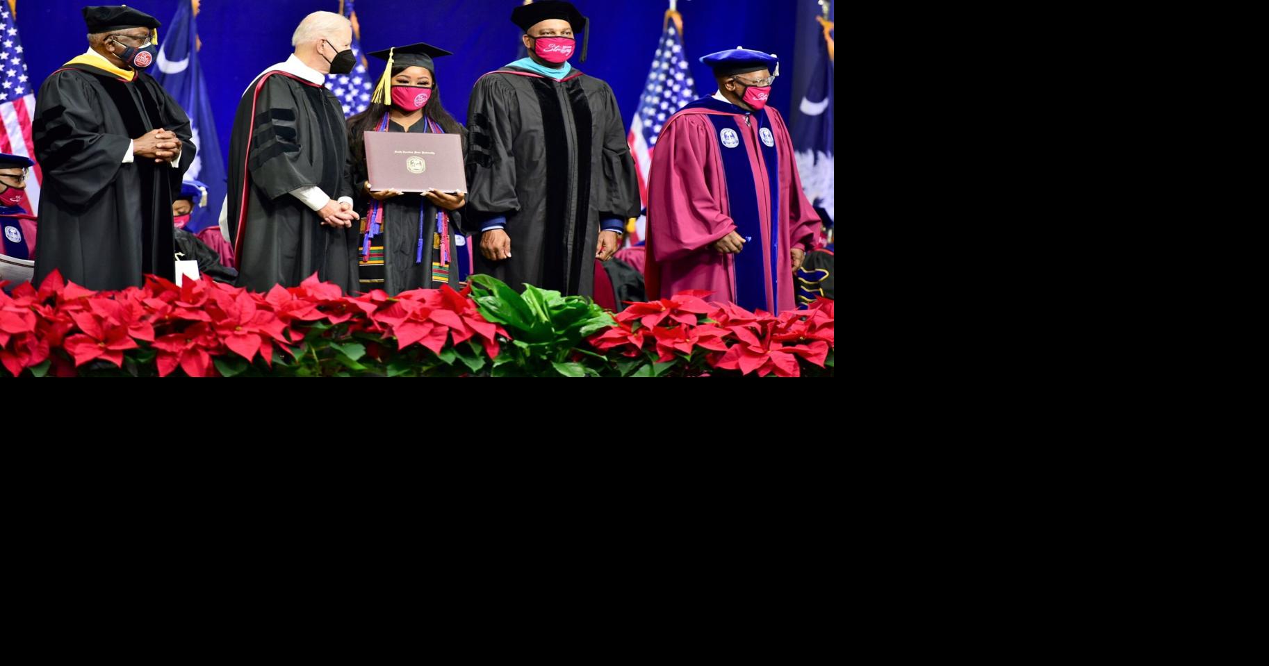 Grads: Biden visit amazing; president makes history at SCSU