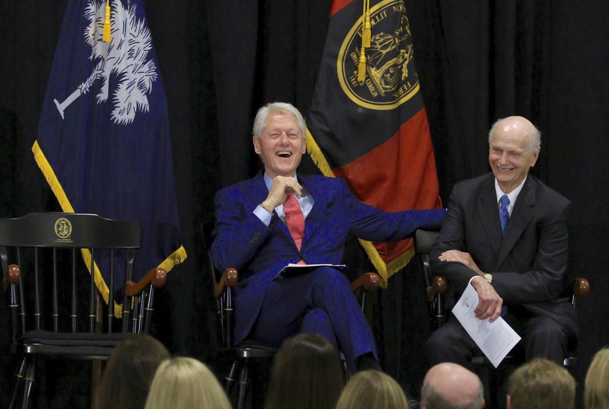 Bill Clinton lauds ex-Gov. Dick Riley on education