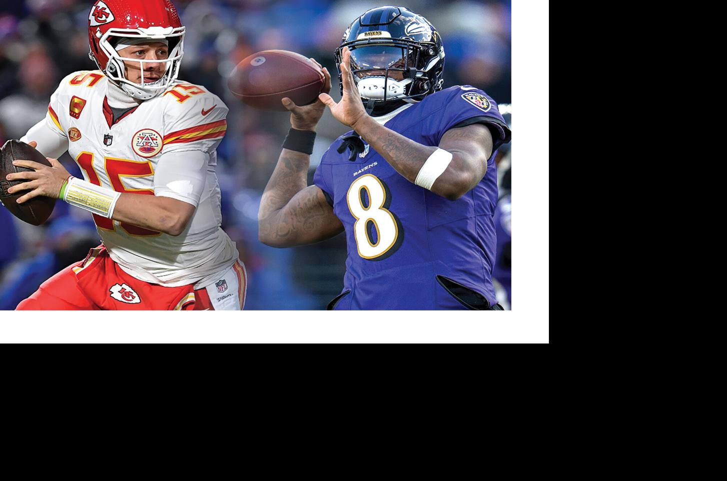 Mahomes vs. Jackson: QBs meet for first time in the playoffs