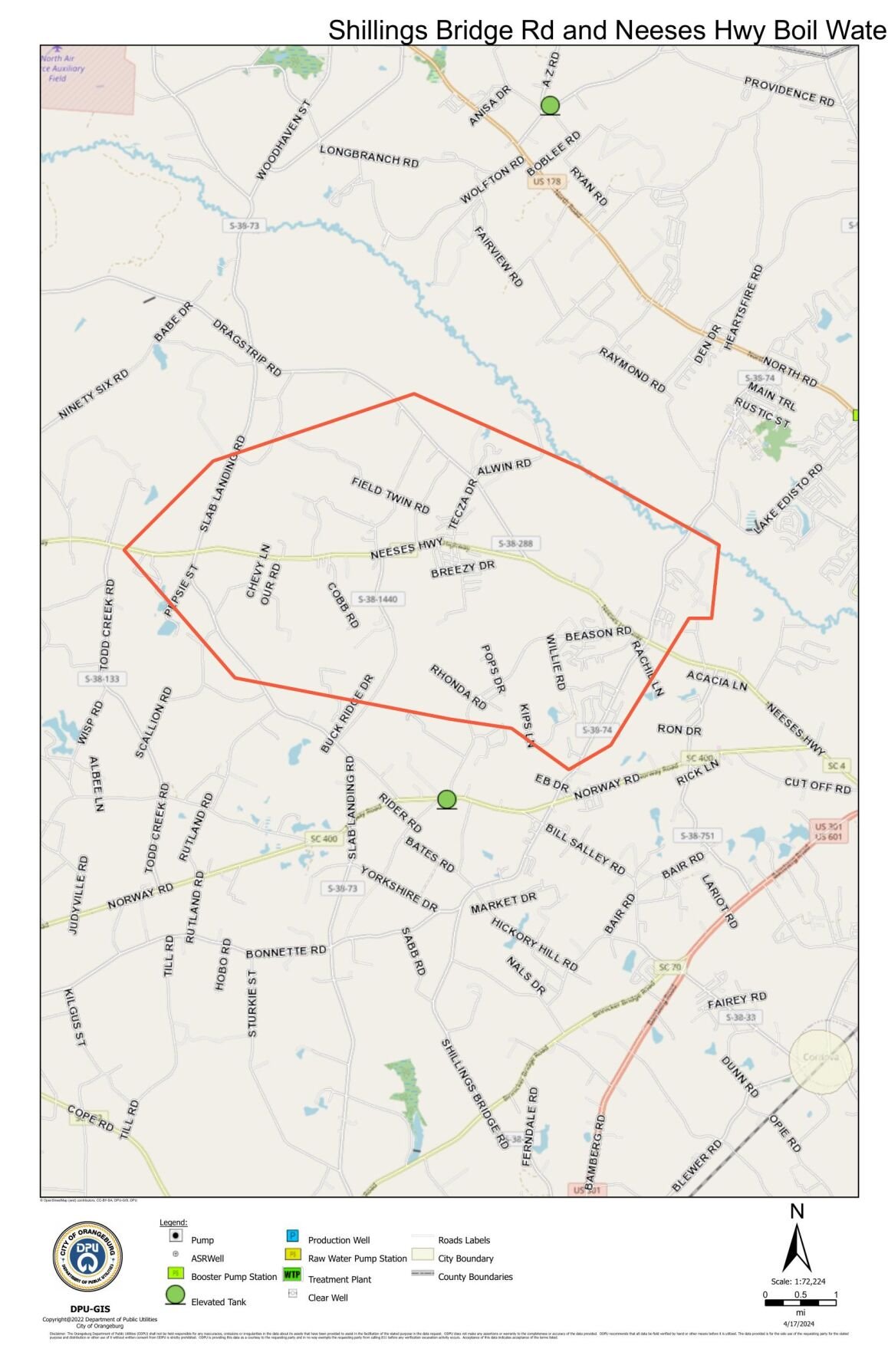 DPU issues boil water advisory