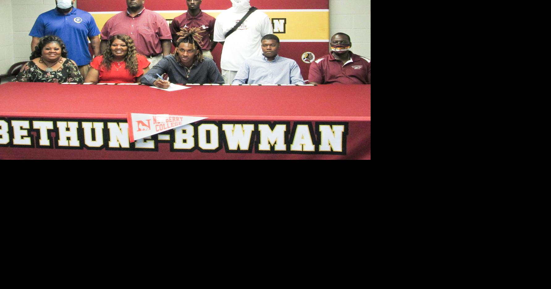 Bethune-Bowman standout chooses football at Newberry