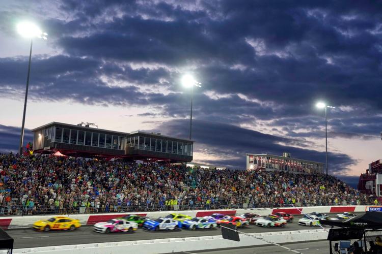 Larson arrives at All-Star Race after Indy 500 qualifying
