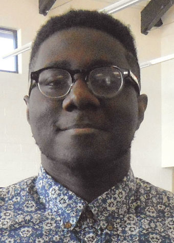 CCHS student signs during STEM day