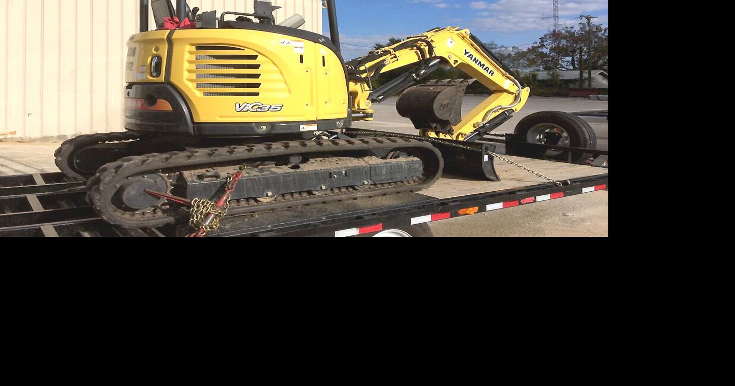 Police ask for help finding excavator