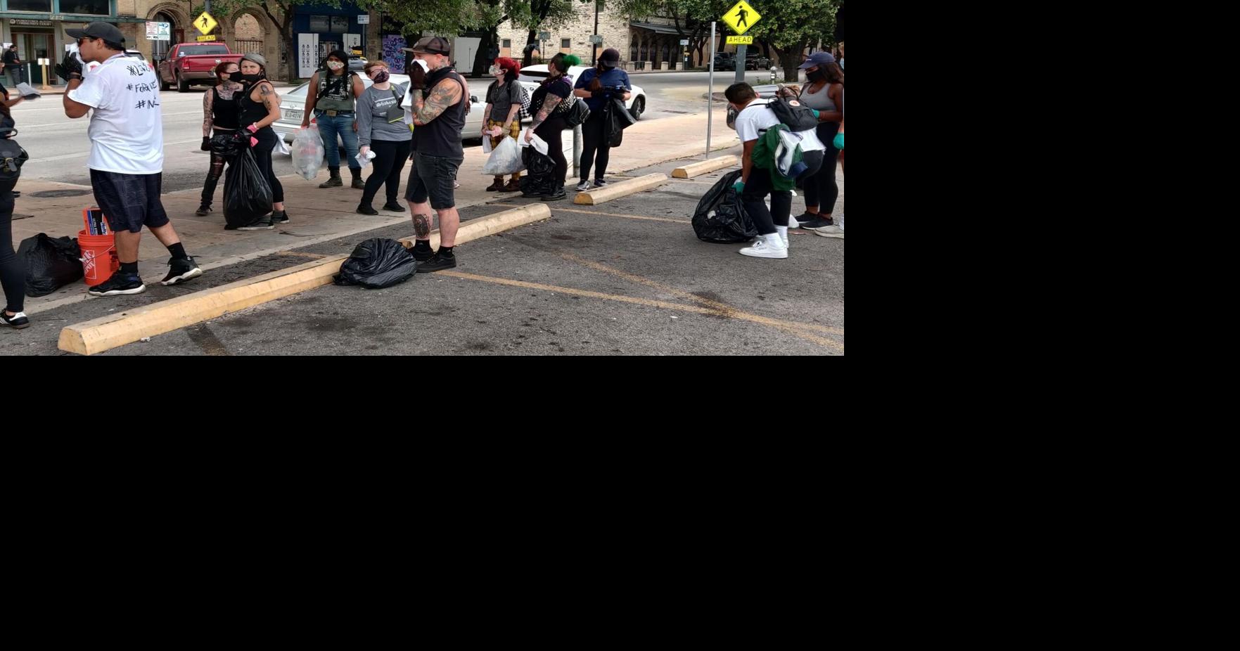 Downtown Austin Transitions from Riot Hot-Spot to Community Cleanup ...