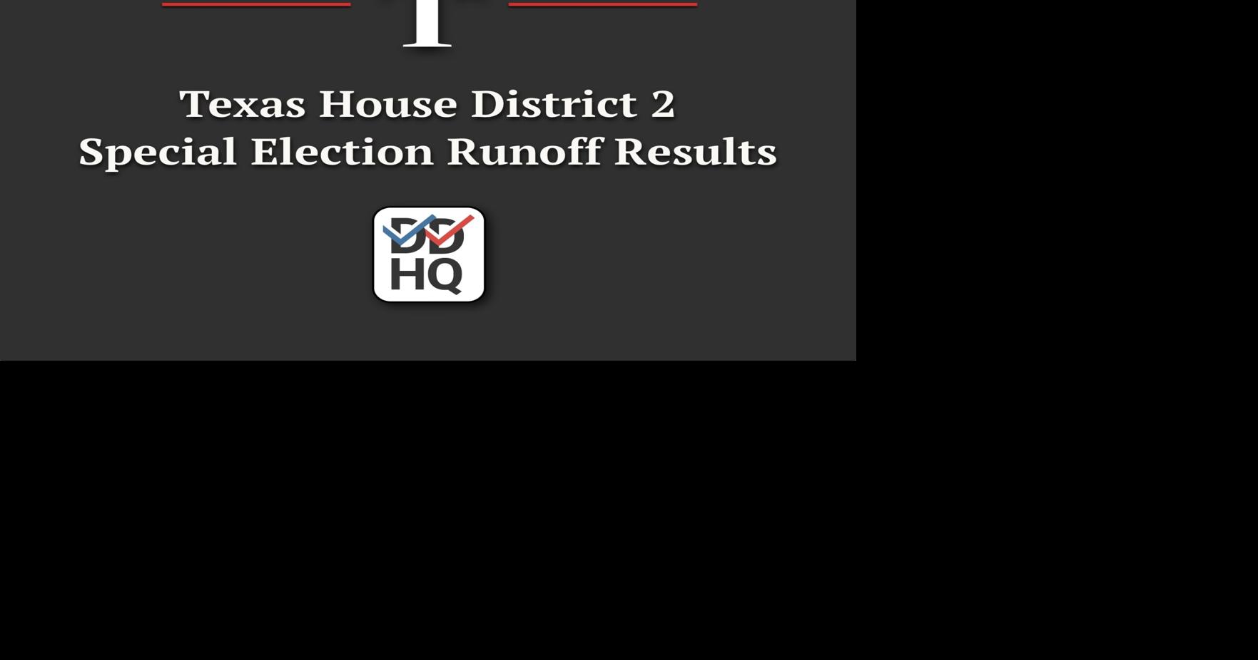 Texas Election Results Tracker: House District 2 Runoff Election ...