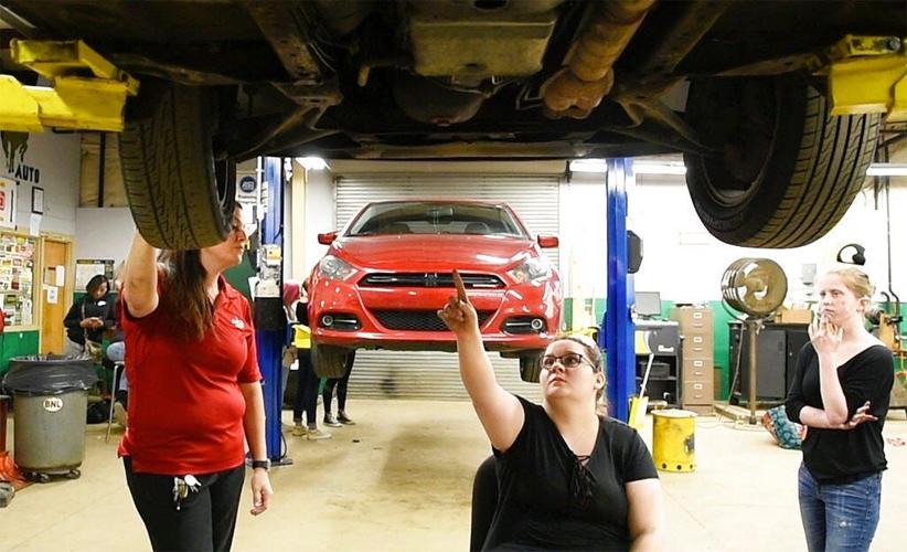 All-girls auto shop class builds skills, confidence | News ...