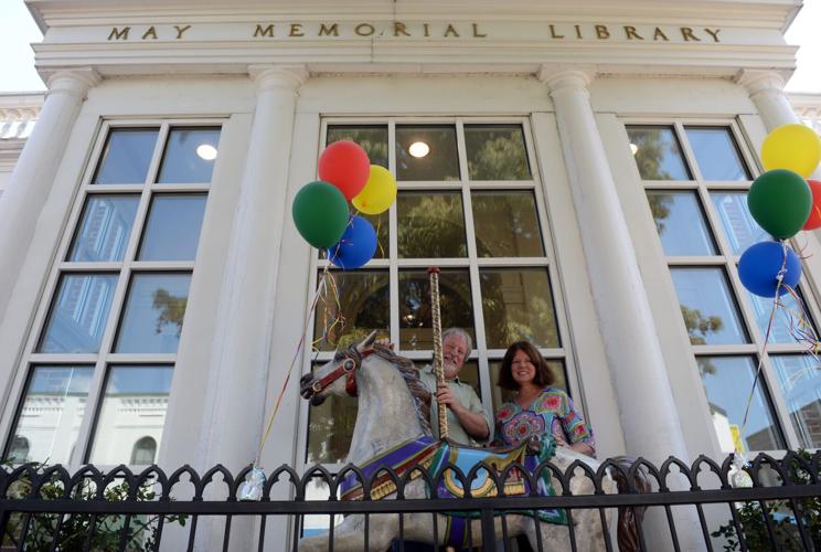 Photos: Carousel Horse returns to May Memorial Library | News ...