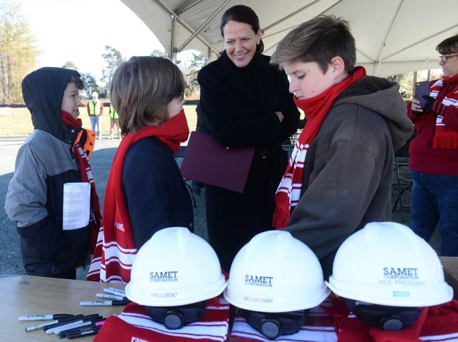Photos: Topping Out Ceremony for the new Elon Elementary School | News ...