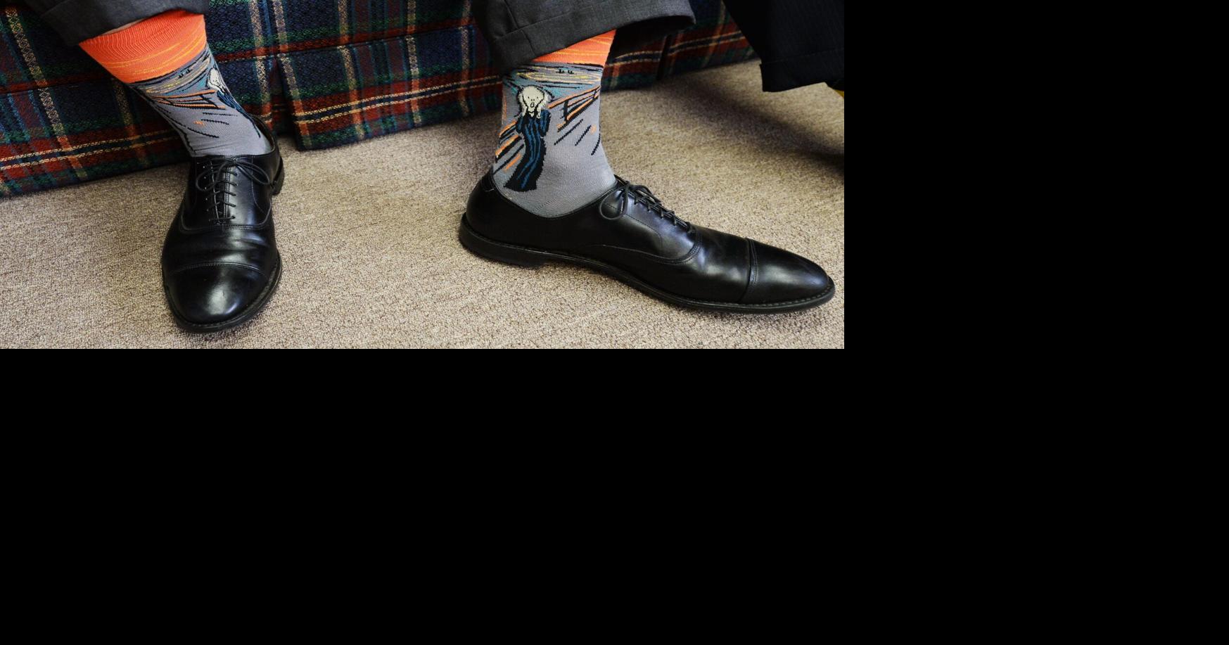Self-expression through socks: Alamance lawyers play 'crazy sock game ...