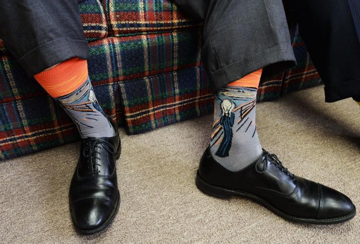 Self-expression through socks: Alamance lawyers play 'crazy sock game ...
