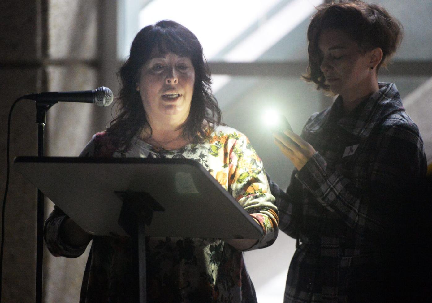 Vigil Shines A Light On Domestic Violence News