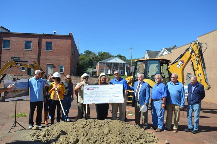 Corbin Tourism Commission breaks ground on Farmer's Market Pavilion ...