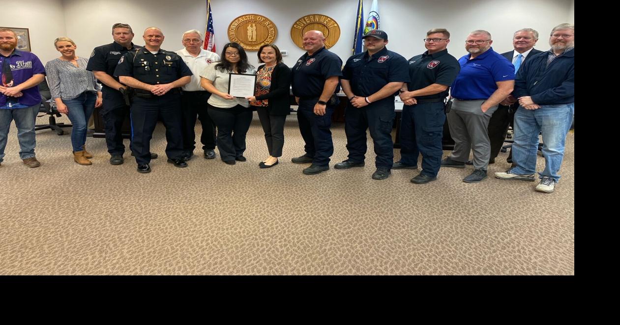 Corbin City Commission honors first responders; receives clean audit | News | thetimestribune.com