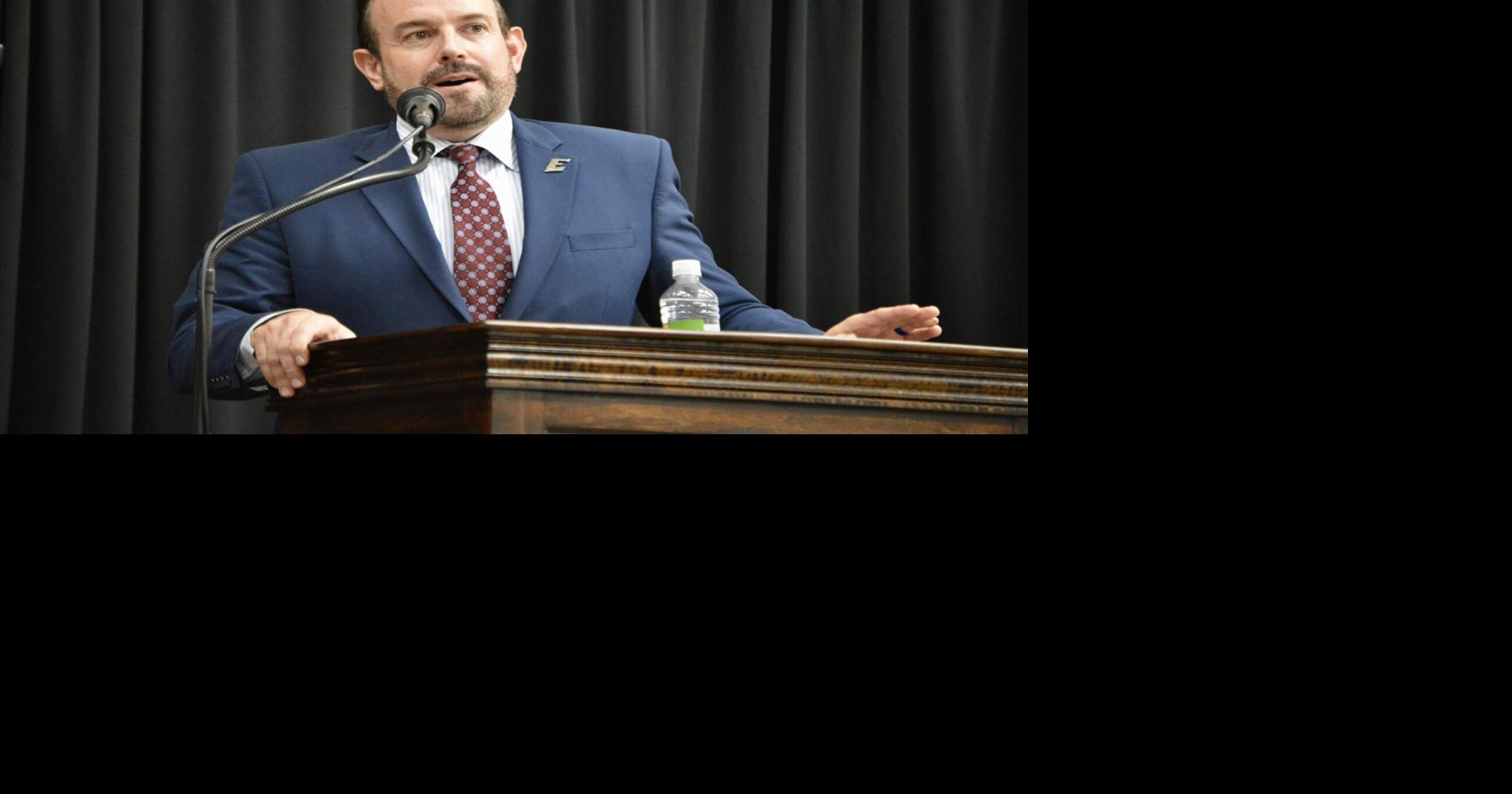 EKU President Dr. David McFaddin, Baptist Health's Dr. Kevin Croce ...