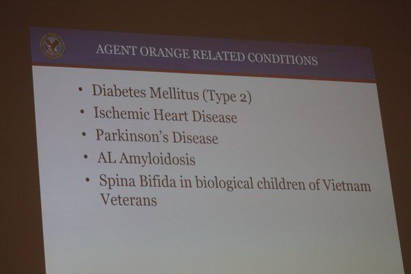 Vietnam vets hear about Agent Orange effects on families | Local News ...