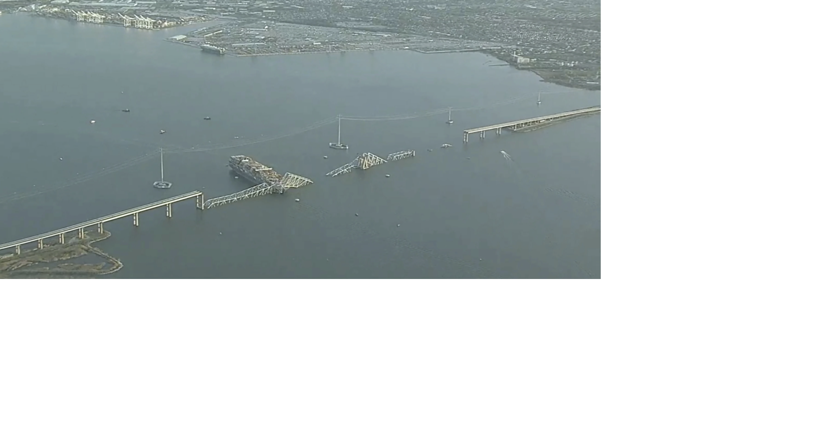 Cargo ship hits Baltimore’s Key Bridge, bringing it down. Rescuers are ...