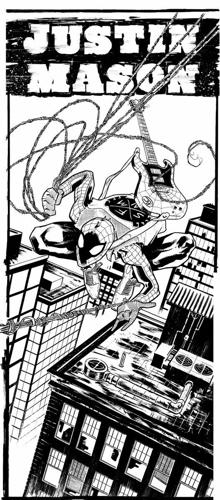 DRAWING HIS DREAM: Corbin man illustrates for upcoming 'Spider-Punk ...