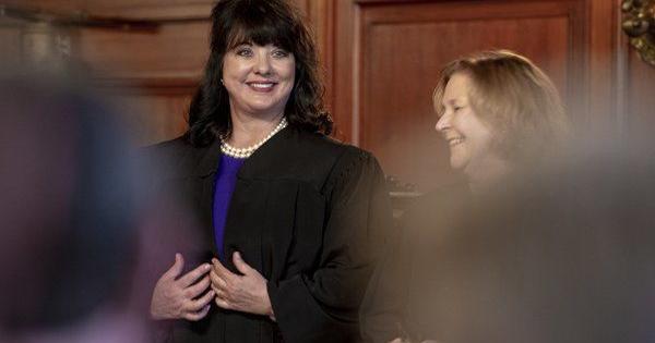 Lambert formally sworn in as Supreme Court justice | Community ...