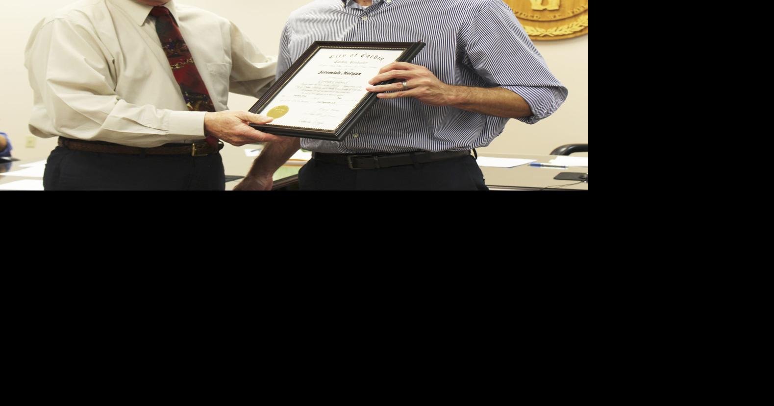 Corbin man honored for saving neighbor from fire | News ...