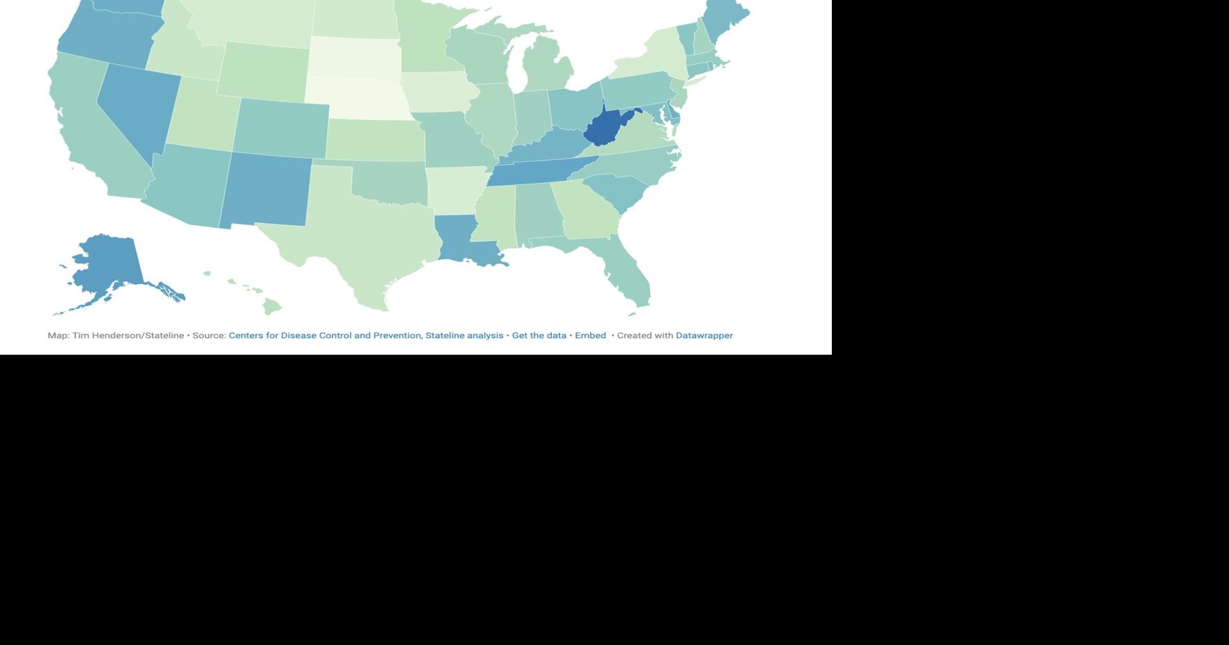 Overdose map | | thetimestribune.com