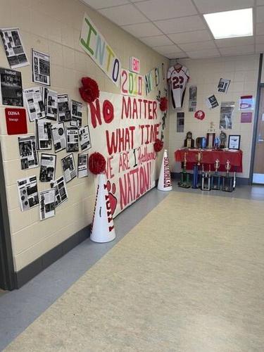 Corbin High School shows Redhound pride with spirited hallways | Local ...