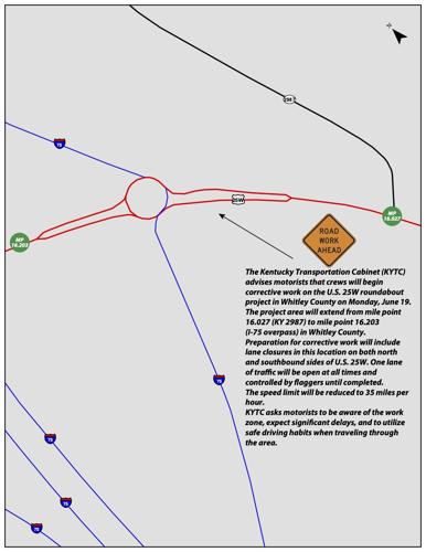 Highway crews continue work on roundabout, US 25W | News ...