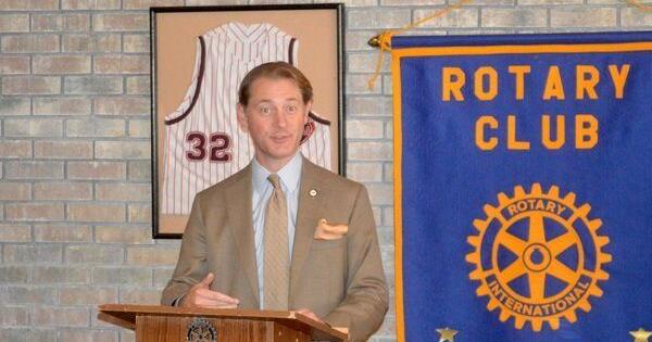 Secretary of State Adams speaks to Corbin Rotary Club about his efforts ...