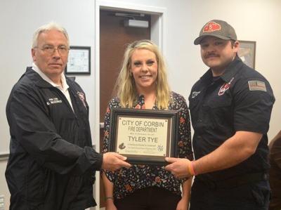 Corbin Firefighter Tyler Tye promoted to lieutenant | Local News ...