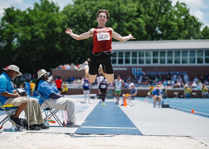 Williamsburg’s Nate Goodin soars to Long Jump state championship in ...