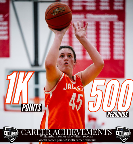 Wilson collects 1,000th career point, 500th career rebound during ...