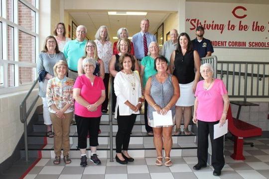 Corbin school district retirees honored; Elementary school recognized ...