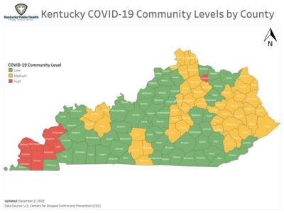About half of Kentucky in medium or high levels of COVID | News ...