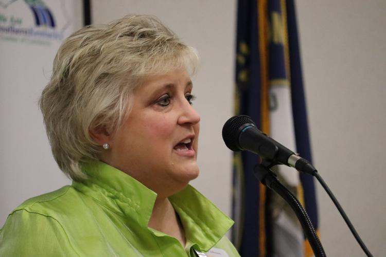 SCC president speaks to local chamber members at monthly lunch ...