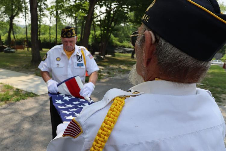 13 Folds of Old Glory demonstrated by Corbin American Legion Honor ...