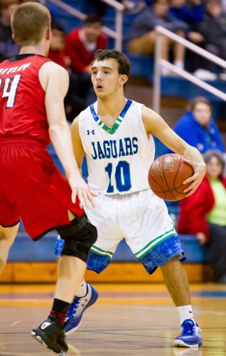 NO STOPPIN' BROUGHTON: Mr. Basketball candidate Peyton Broughton scores ...