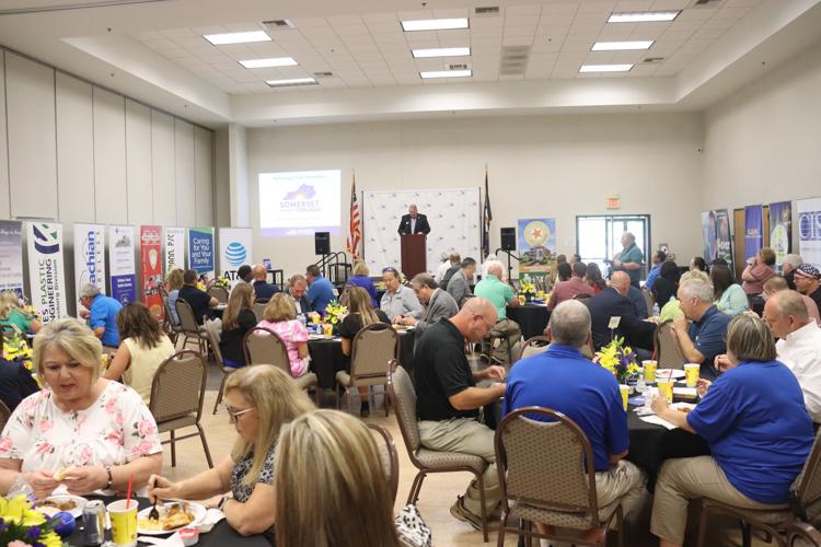 SCC president speaks to local chamber members at monthly lunch ...