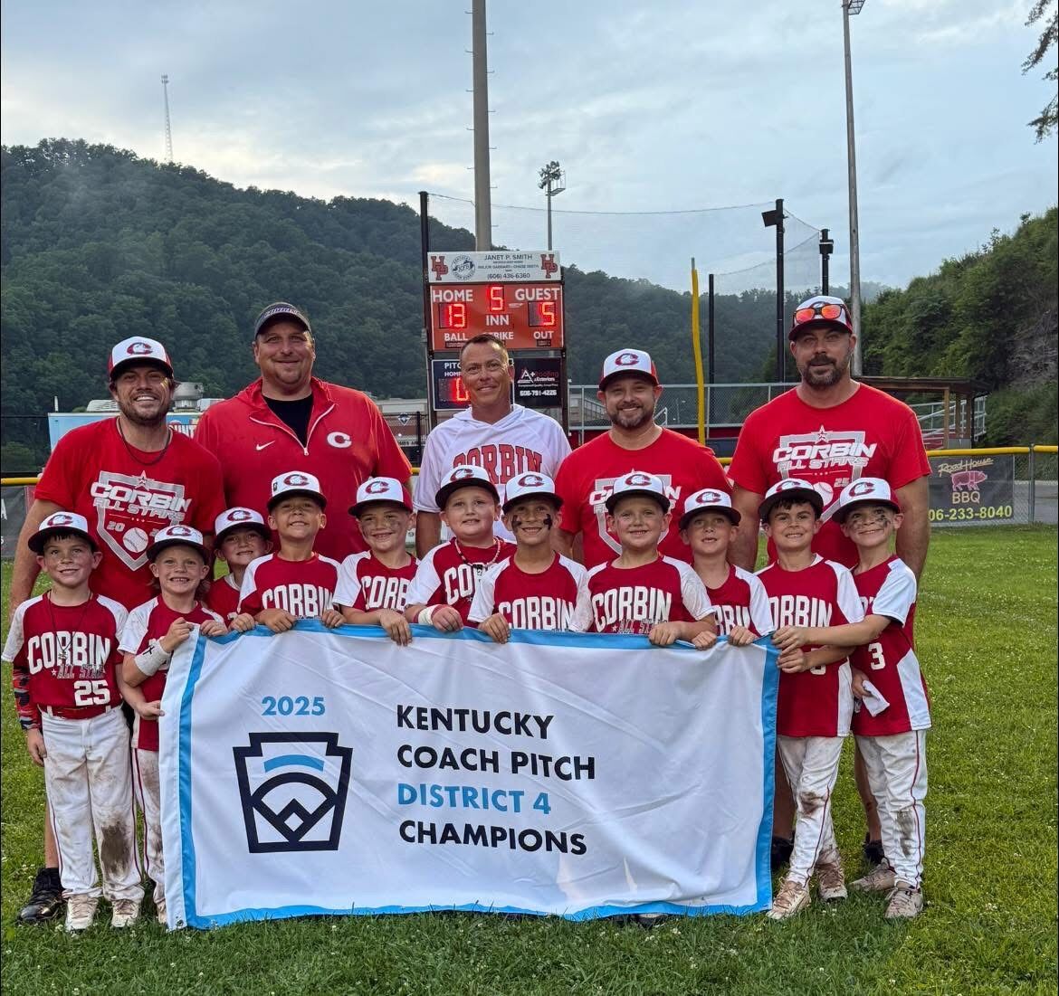Corbin 7U Baseball Coach Pitch All-Stars captures District 4 title ...