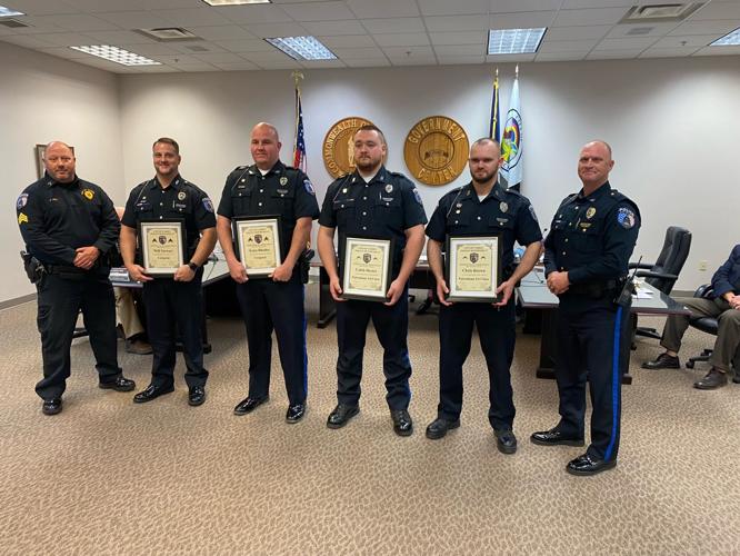 Corbin City Commission honors state champions; promotes several police ...
