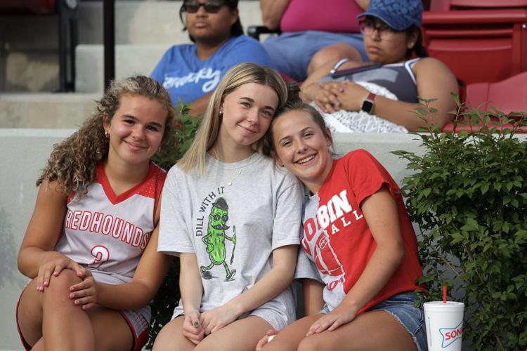 Redhound fans meet new football coach Luke Salmons during Monday event ...