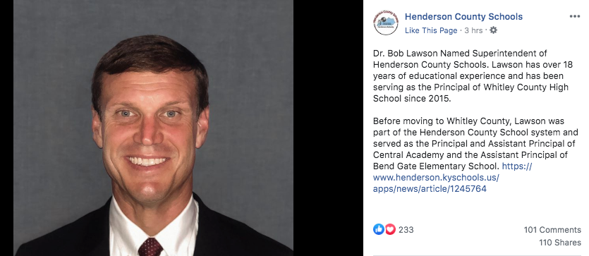WCHS Principal Bob Lawson to become Henderson County superintendent ...