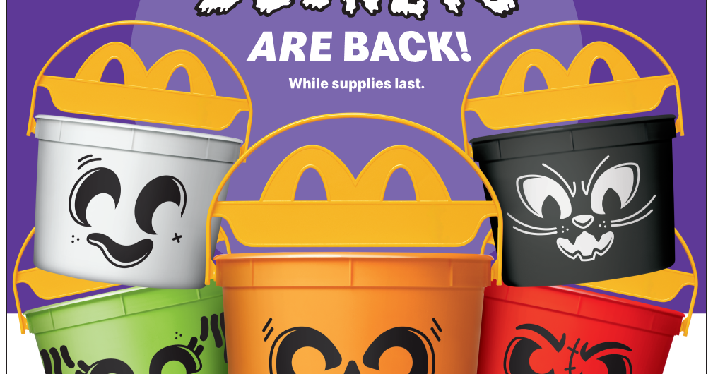 McDonald's unveils the return of Boo Buckets for Halloween season ...