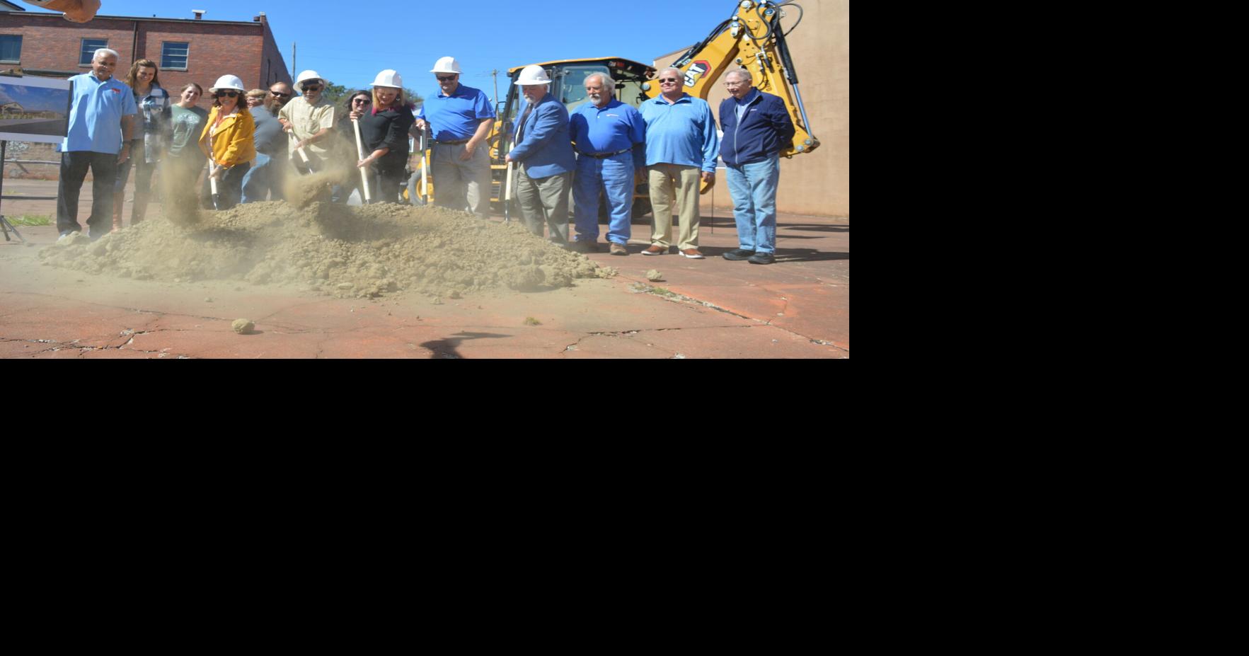 Corbin Tourism Commission breaks ground on Farmer's Market Pavilion ...