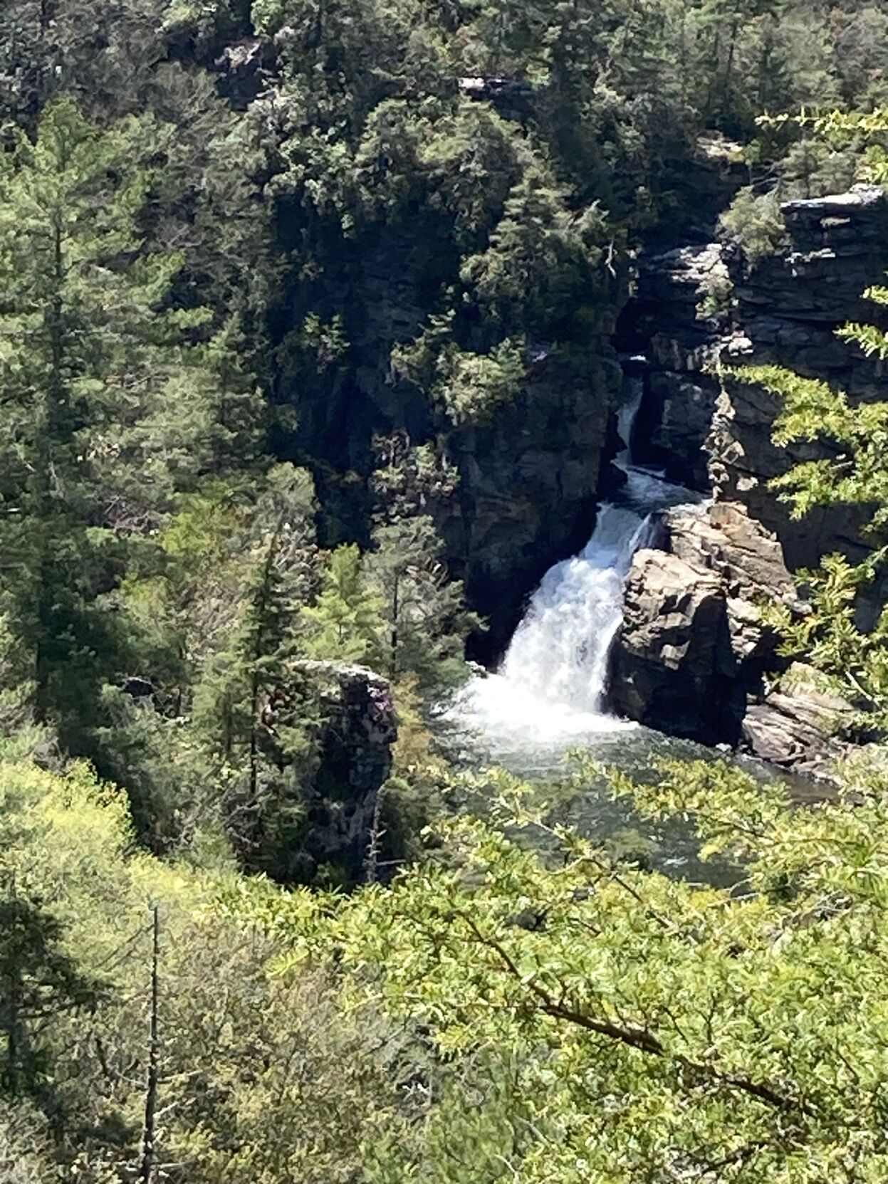Linville Falls a waterfall worth the trip | The Appalachian Adventurer ...
