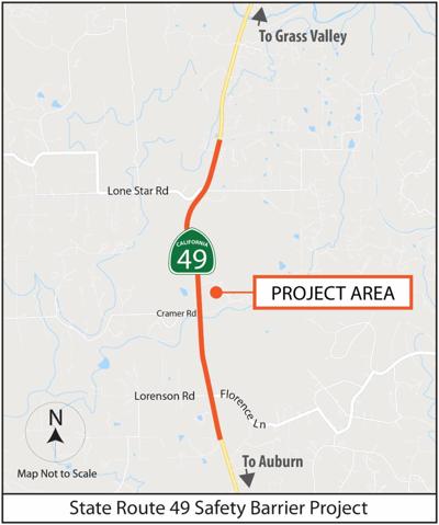 Delays expected along State Route 49 for safety barrier project | News ...